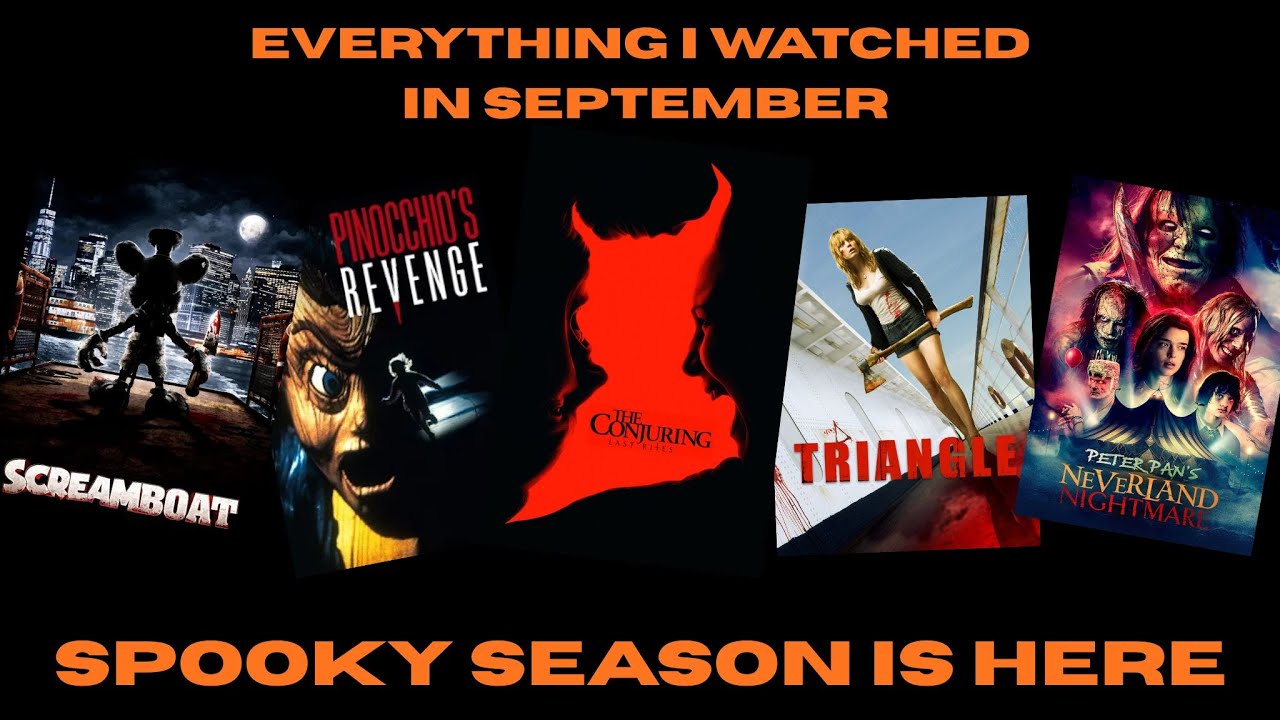 Everything I Watched in September | Spooky Season is Here - YouTube