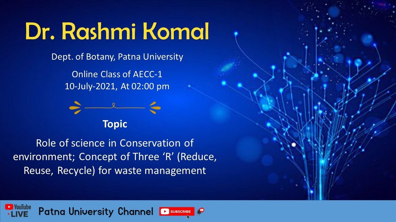 Patna University Live Stream (AECC-1, 10.07.2021 Second Class) Dr ...