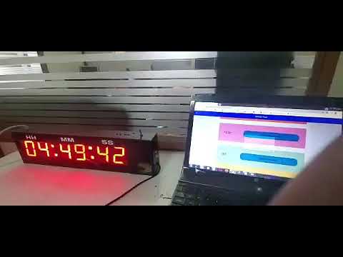 GPS NTP Server master clock synchronization with slave clock - YouTube