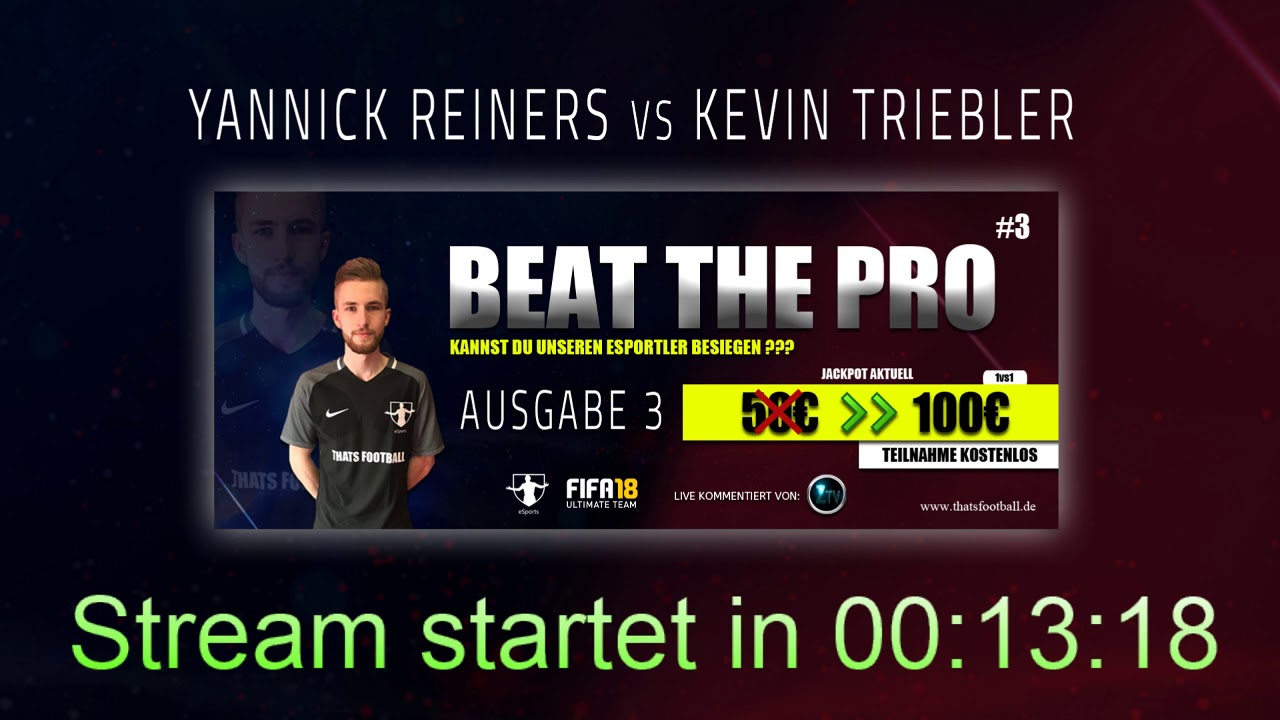 Beat the Pro Folge 3 Yannick Reiners vs Kevin Triebler - YouTube