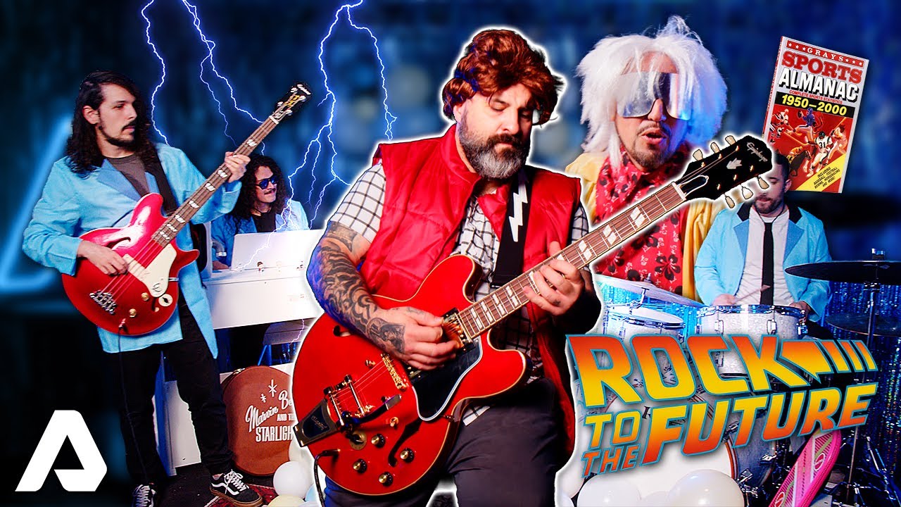 La guitarra de BACK TO THE FUTURE ya es real 😱 Gibson - Epiphone ...