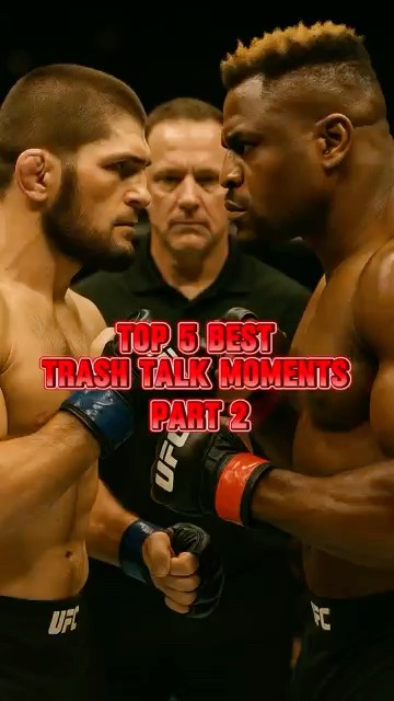 Top 5 best Trash Talk Moments P2 😂#ufc #danawhite #bestmma #mma # ...