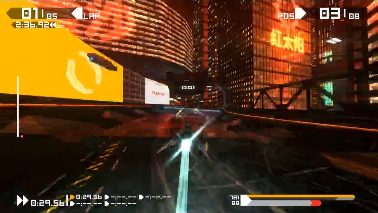 BallisticNG - Shanghai Financial (Custom Track) - YouTube