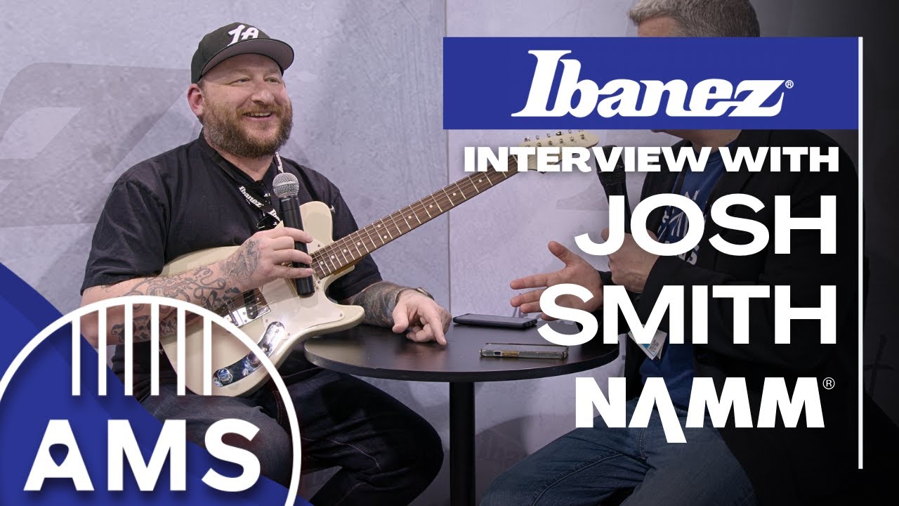 Josh Smith's NEW Signature Ibanez FLATV2 | NAMM 2025 - YouTube