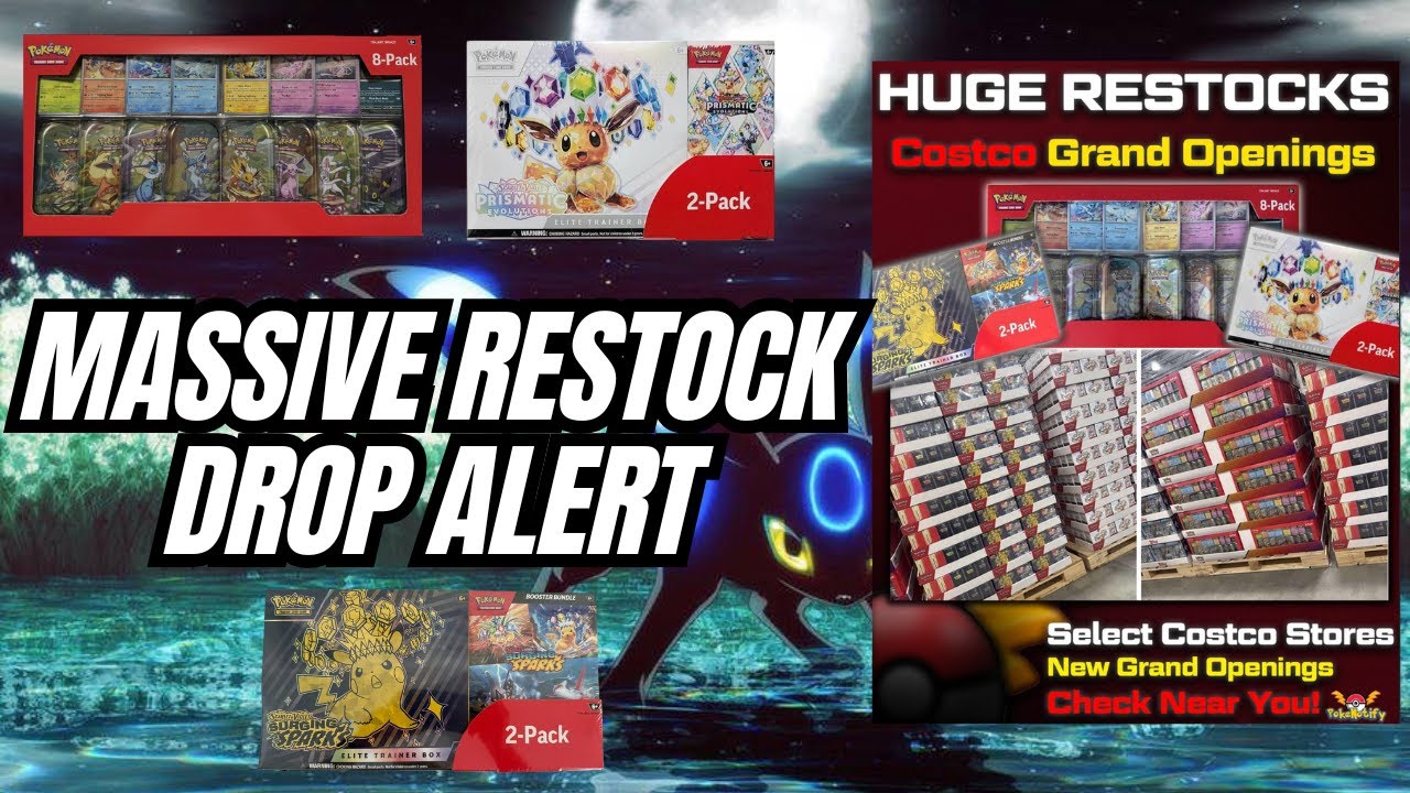MASSIVE RESTOCK DROP ALERT! Check New Costcos Near You for Pokémon Card ...