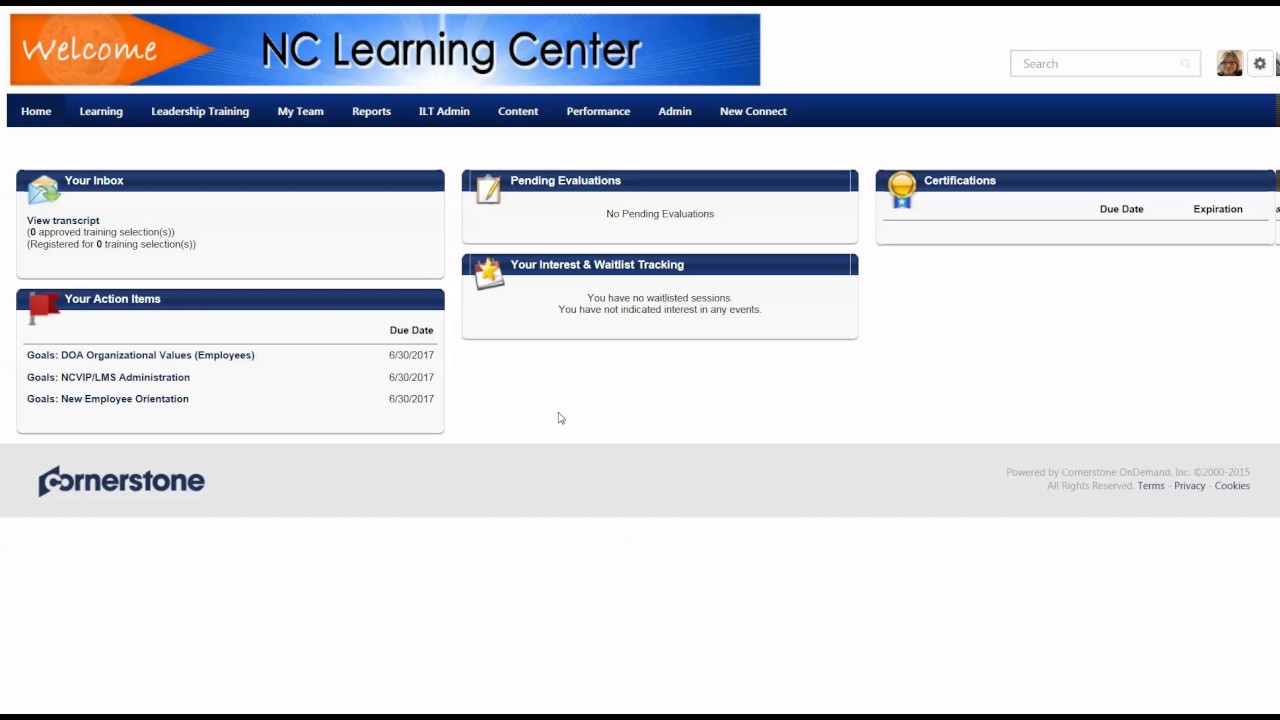 NC Learning Center Inbox - YouTube