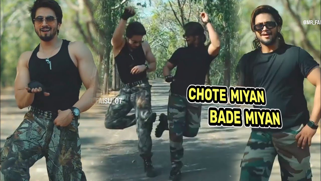 Mr Faisu Dance with Hasnain khan in Chote Miyan Bade Miyan Song😍 - YouTube
