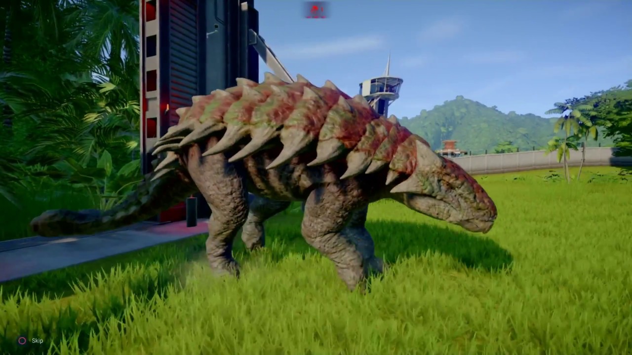 Jurassic World Evolution - All Ankylosaurus Skins - YouTube