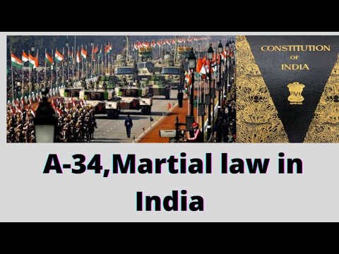 Article-34, Martial Law in India. - YouTube