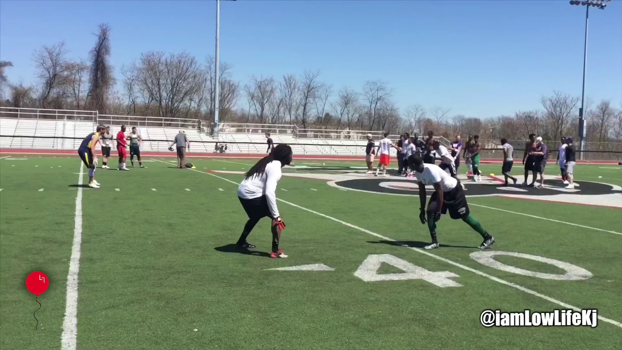 CFL Tryout with 1 on 1’s 40 Yard Dash Broad Jump Shuttle Combine WVU ...