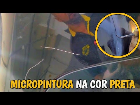 MICROPINTURA NA COR PRETA - YouTube