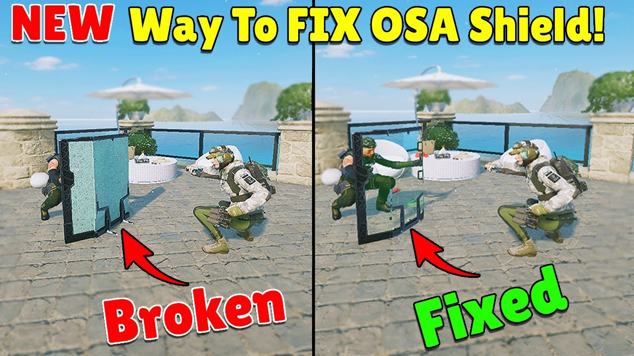 *NEW* Trick To Fix BROKEN Osa Shield! - Rainbow Six Siege High Calibre ...