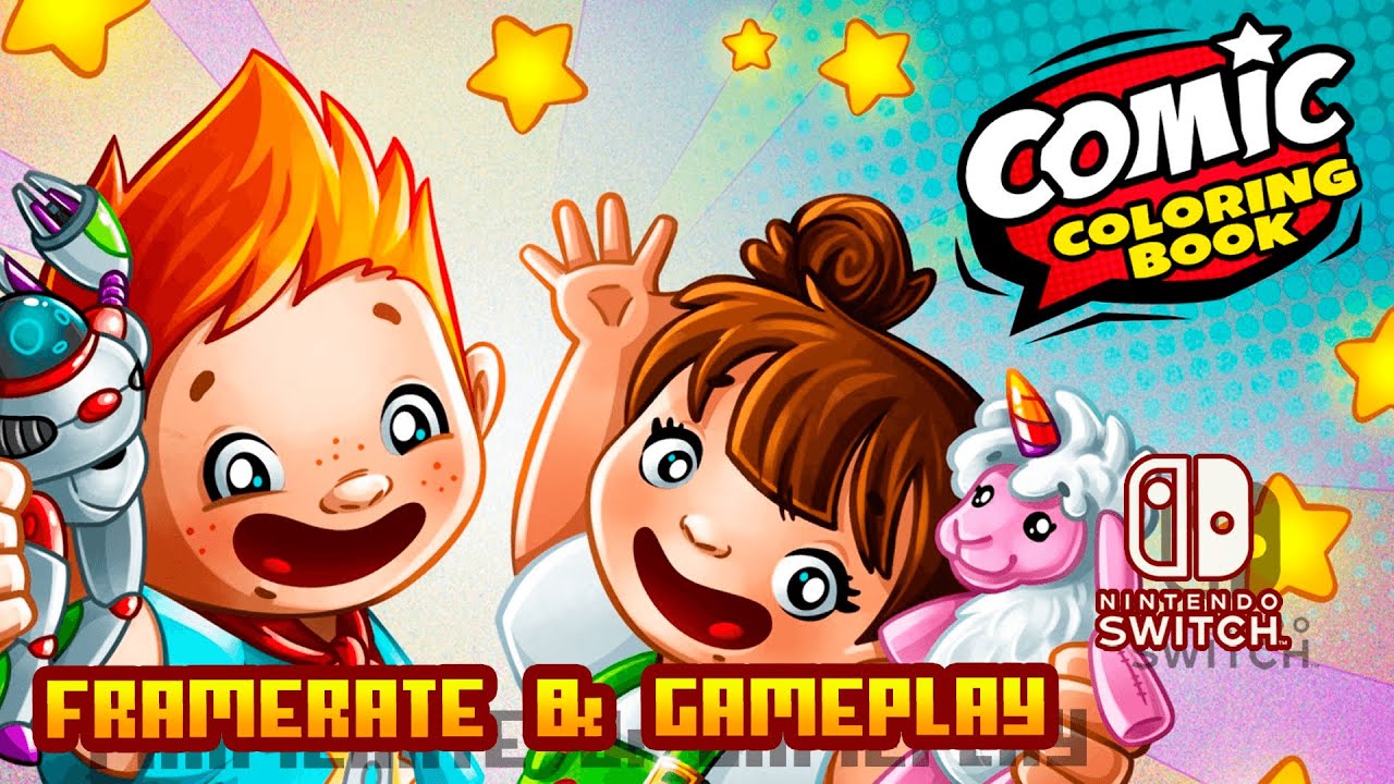 Comic Coloring Book: Complete Edition - (Nintendo Switch) - Framerate ...