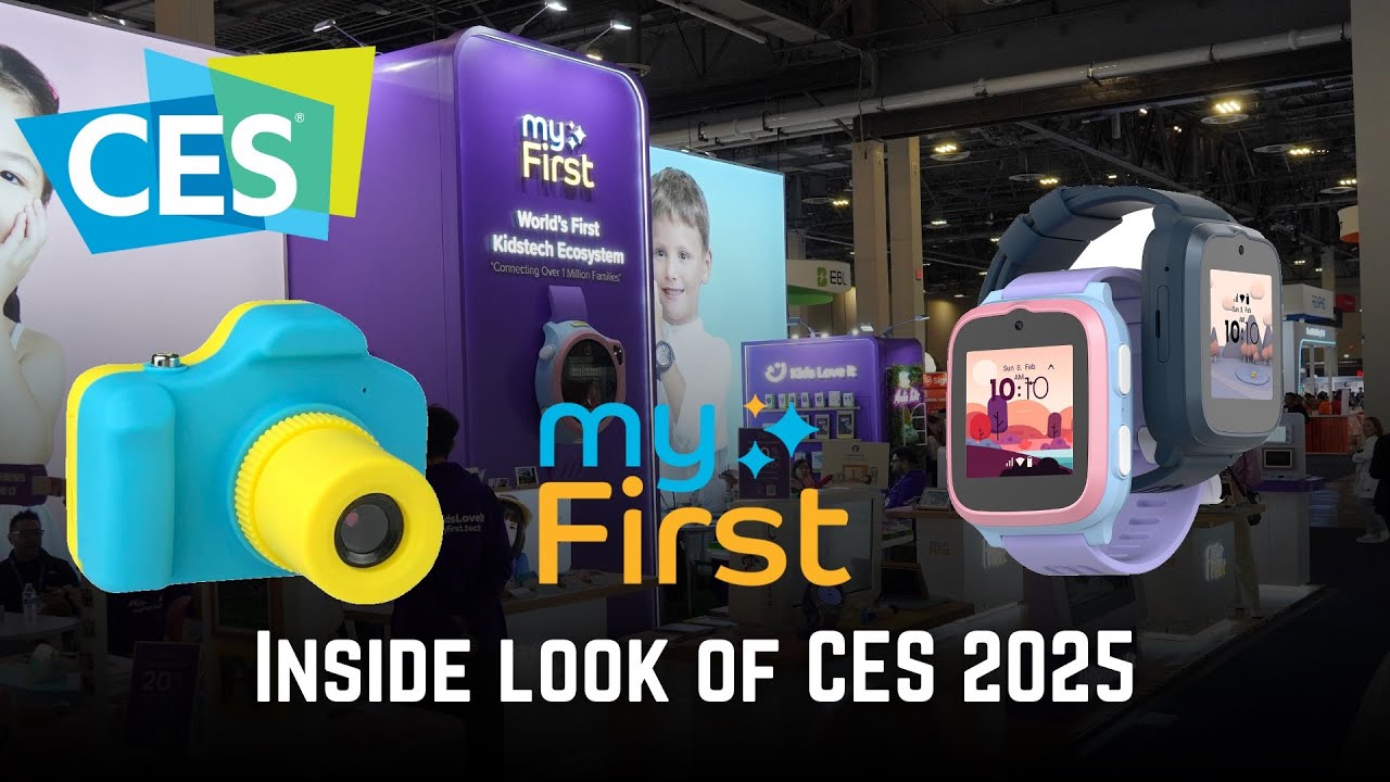 MyFirst Giving Kids Their First Phone - Inside Look of CES 2025 - YouTube