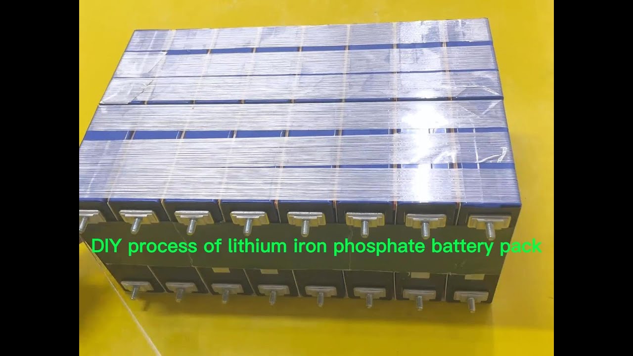 DIY assembly process of lithium iron phosphate battery pack - YouTube