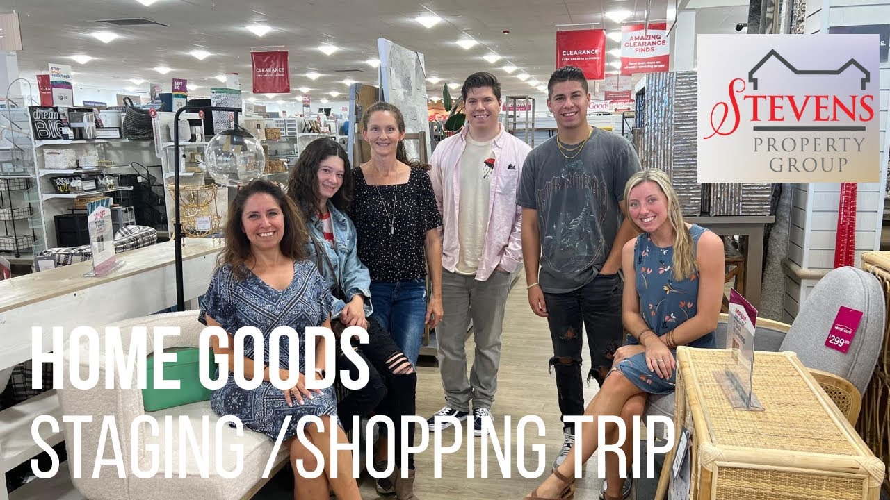 Stevens Property Group takes a field trip to HOME GOODS - YouTube