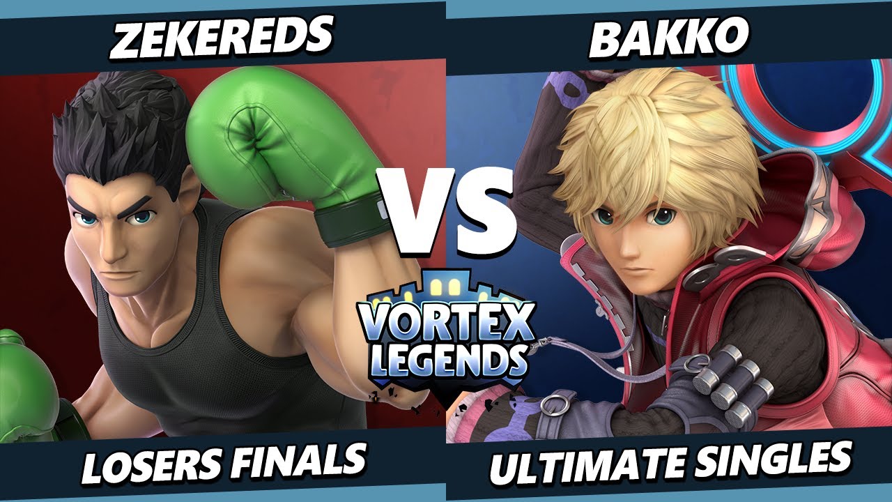Vortex Legends 32 Losers Finals - ZekeReds (Little Mac) Vs. Bakko (Shulk) SSBU Ultimate ...