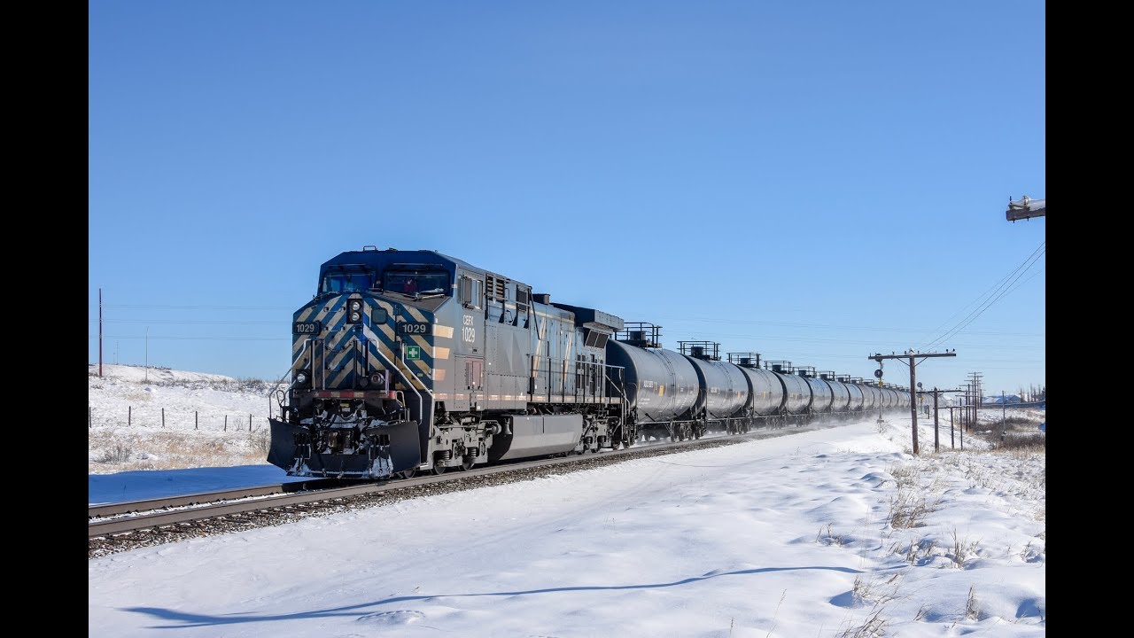 TVR Rail Spotting HD: CP 201 west at Cochrane west AB - YouTube