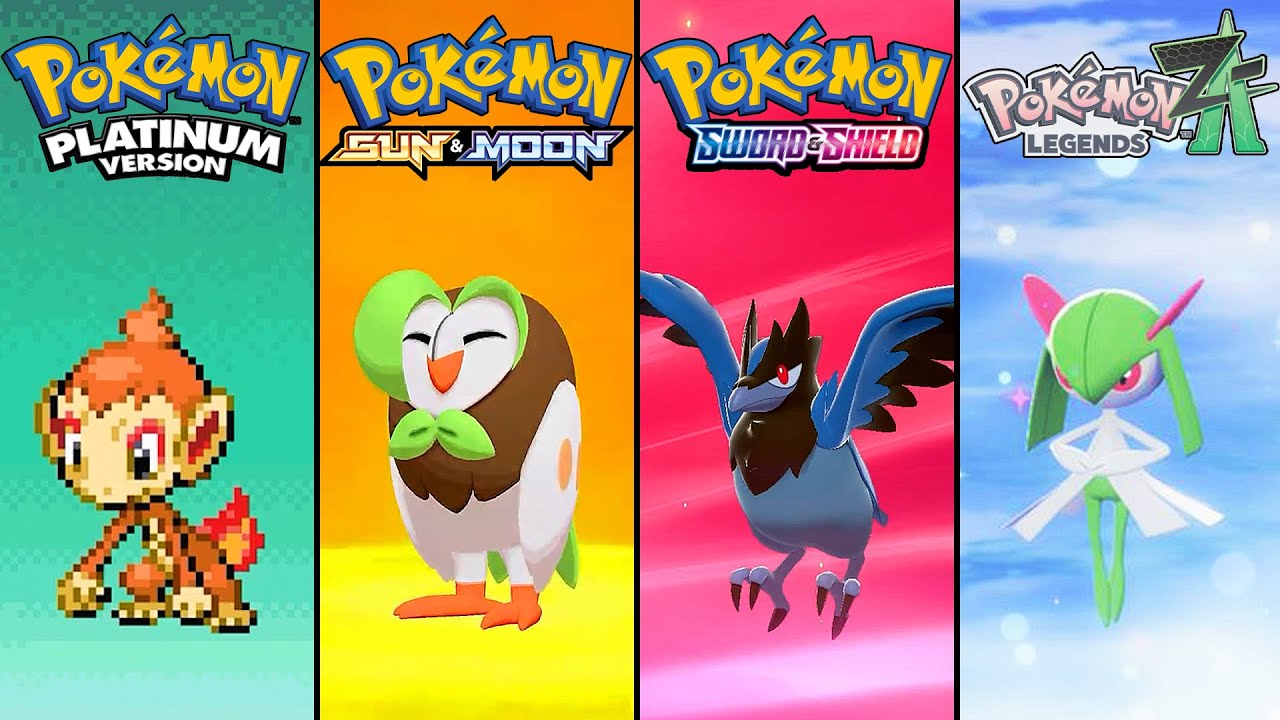 Evolution of Pokémon Evolution Animations in Pokémon Games (1996 - 2025 ...