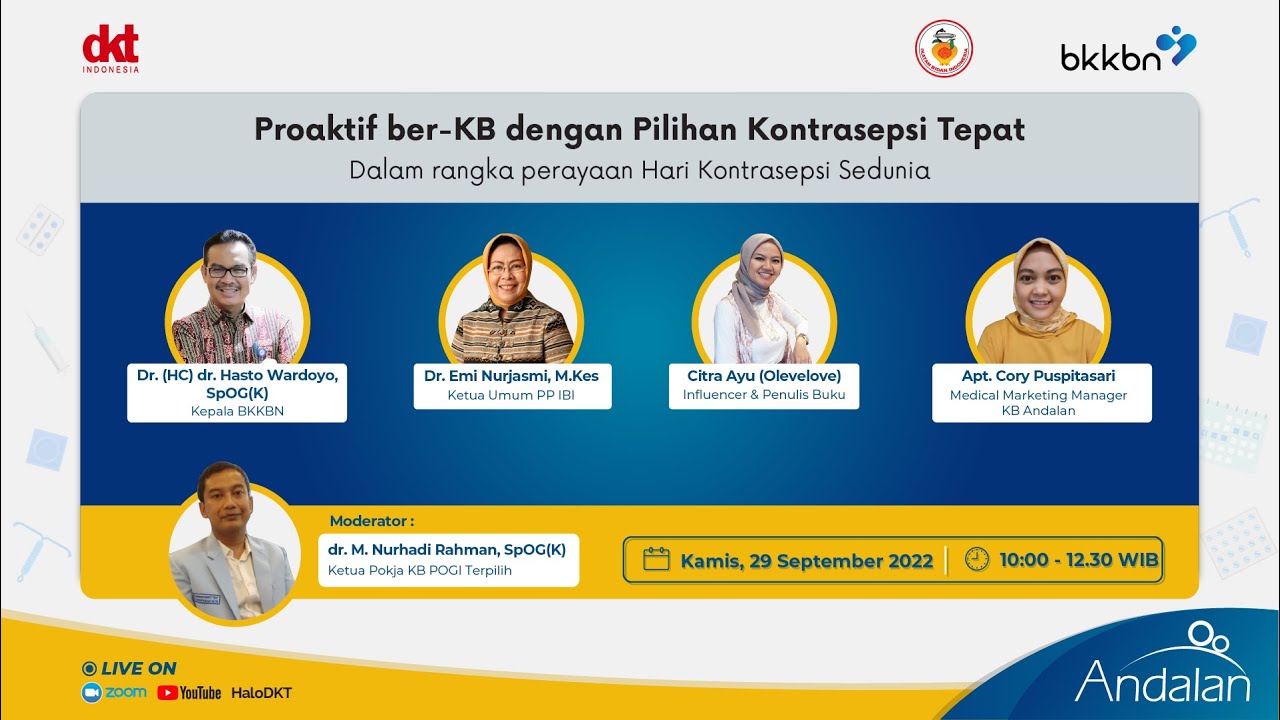 Webinar DKT Hari Kontrasepsi Sedunia 2022 - YouTube