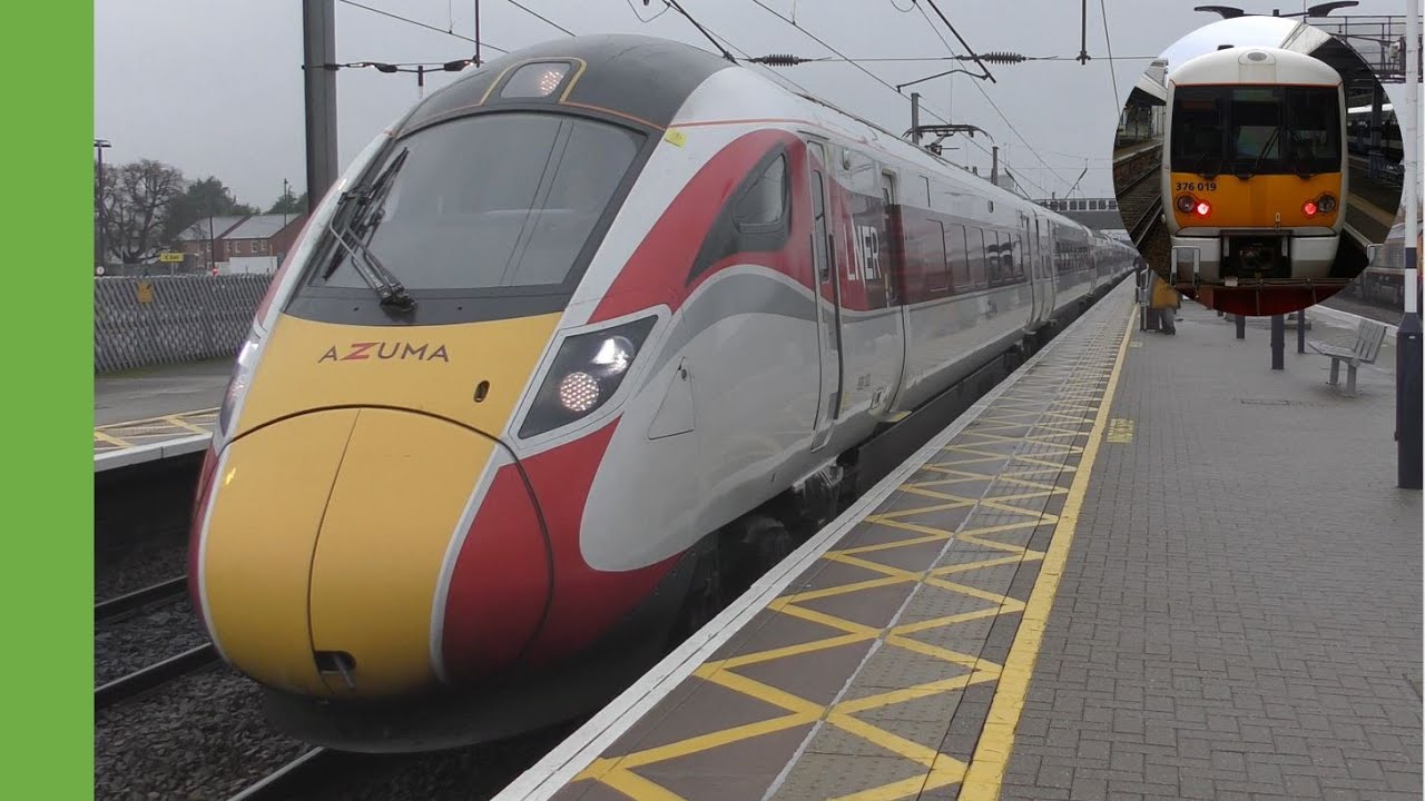 Trains at Newark North Gate - YouTube