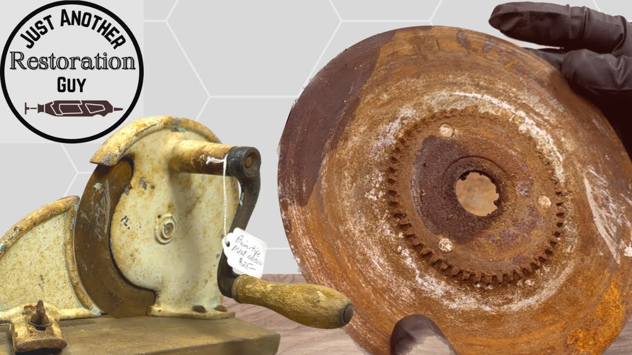 Primitive Bread Slicer Restoration - YouTube