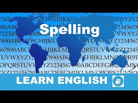 English Course Lesson 1 - Spelling Exercise 1 - YouTube