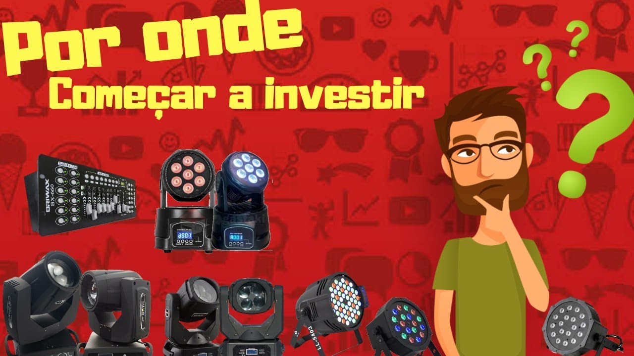 COMO COMECAR A INVESTIR ? VAMOS SORTEAR UMA MESA DMX 512 - FALCON SOM E ...