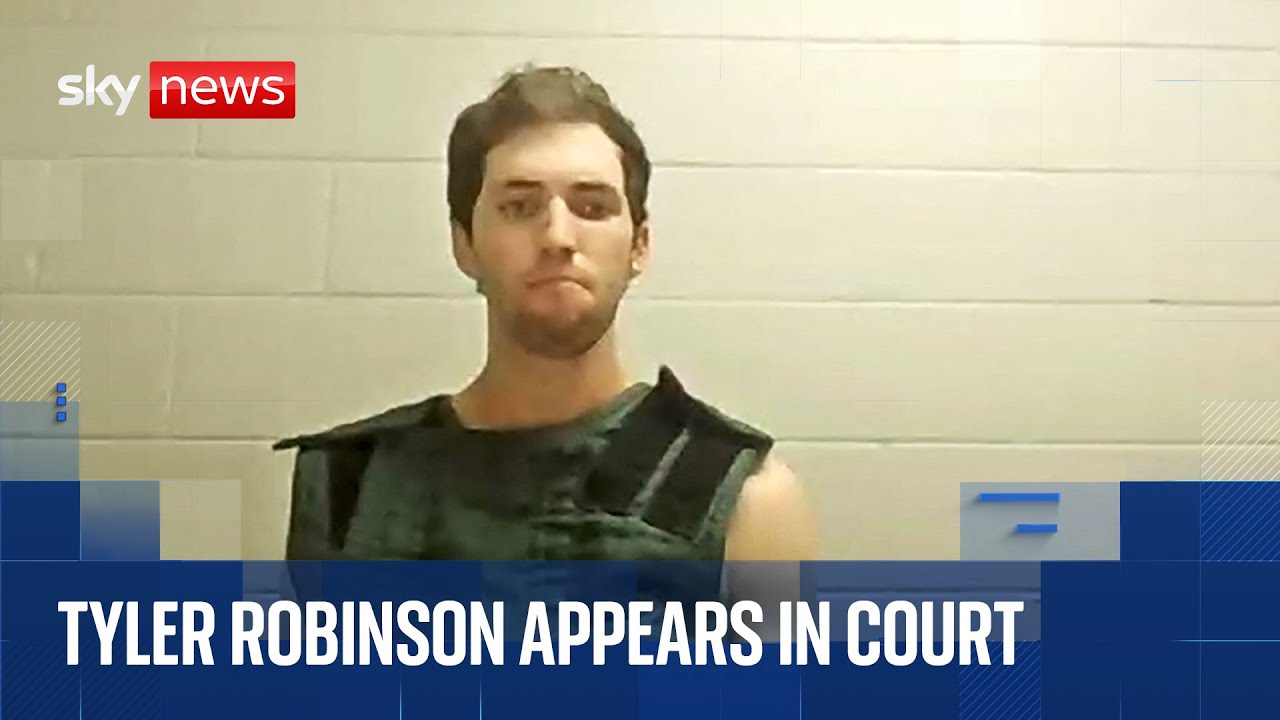 Tyler Robinson appears in court charged with the murder of Charlie Kirk ...