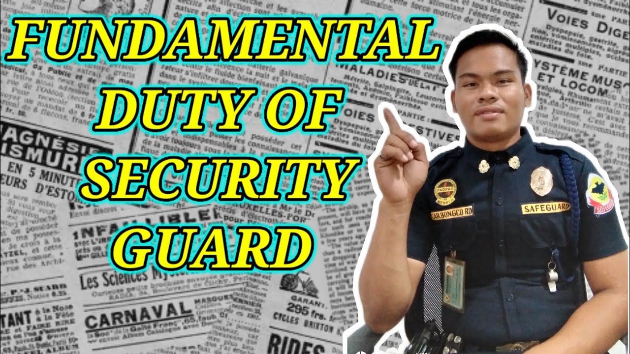 SECURITY GUARDS CREED - YouTube