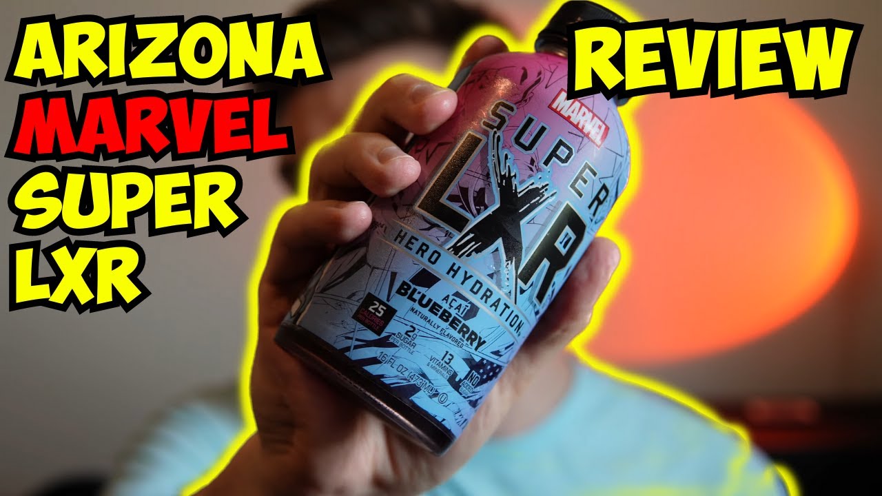 Marvel Arizona LXR Hero Hydration Blueberry Acai Review - YouTube