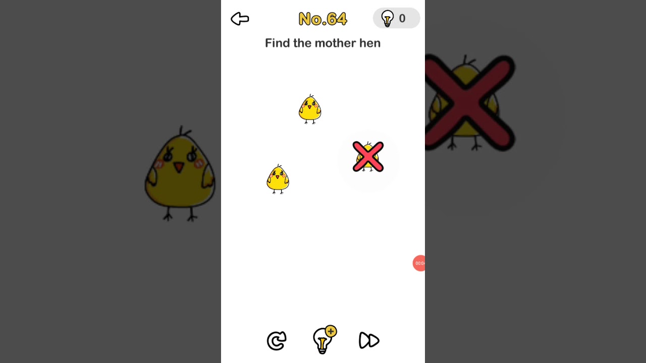 Brain out level 64 | Find the mother hen - YouTube