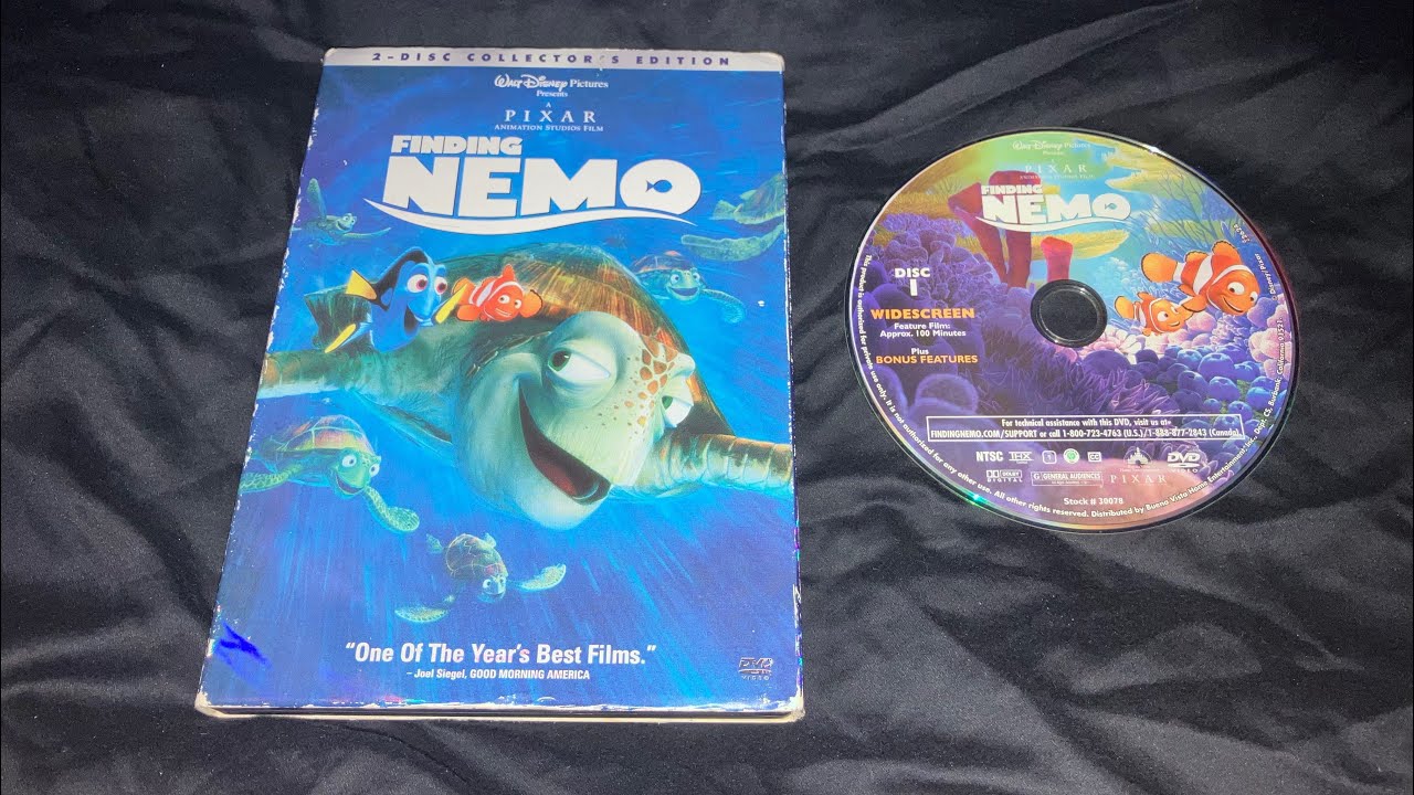 Opening to Finding Nemo 2003 DVD (Disc 1, Widescreen) - YouTube