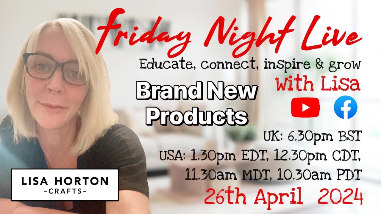 Lisa Horton Crafts - Friday Night Live SPECIAL! - YouTube