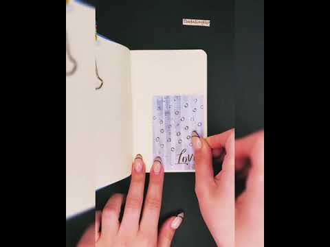 ASMR defter düzenleme süsleme ve koleksiyon videoları asmr scrapbook 😍ses