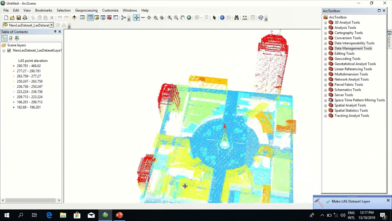 Creating D.E.M from LIDAR DATA - YouTube