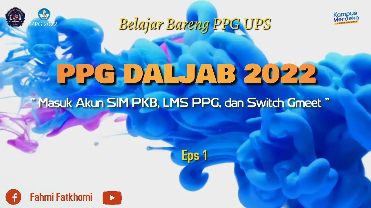 Tutorial PPG 2022 [Eps 1] Masuk #simpkb, #lmsppg, dan Switch akun # ...