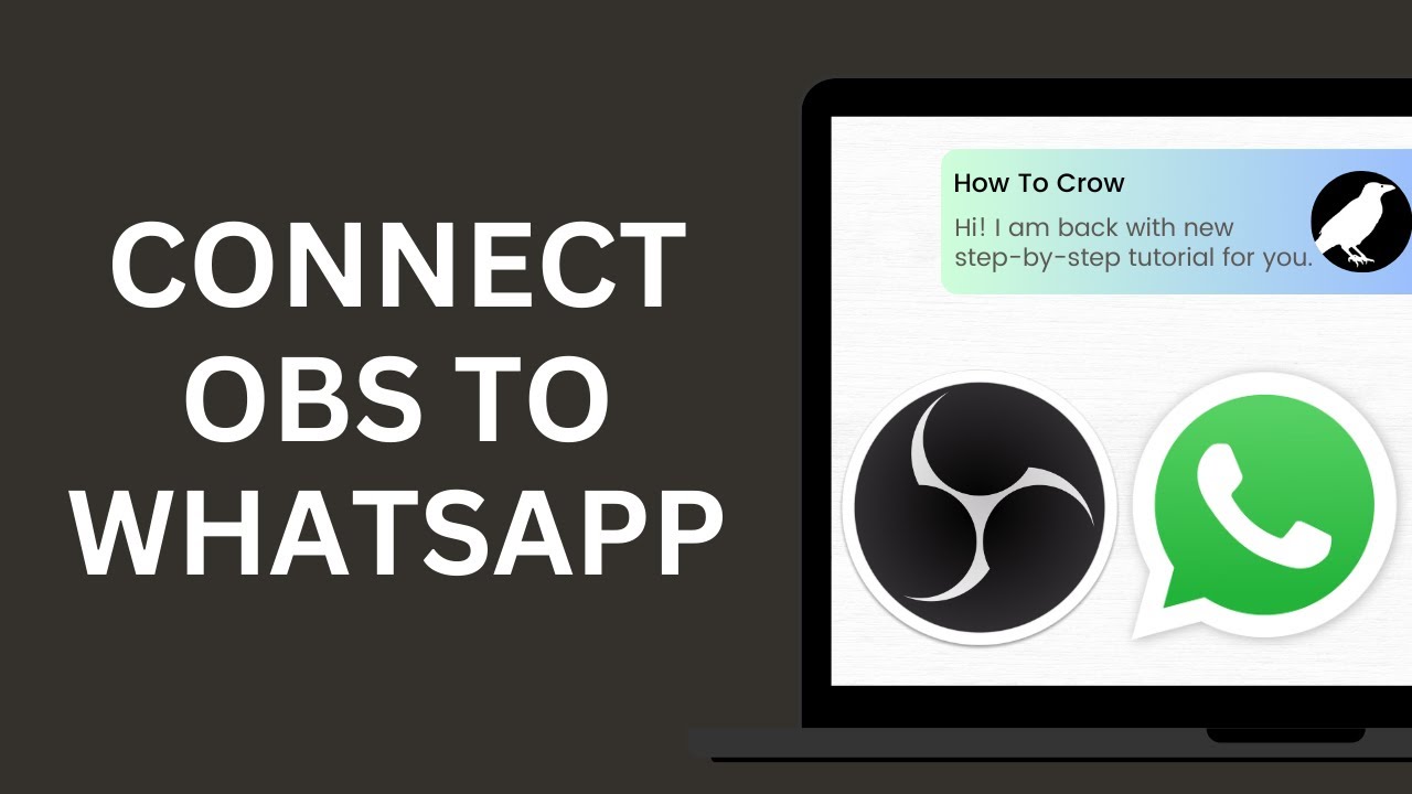 How to Connect OBS to WhatsApp (Best Method) - YouTube