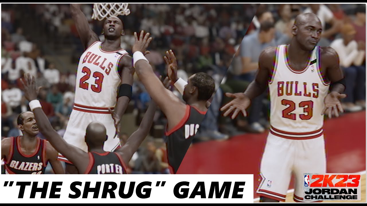 "THE SHRUG GAME" Recap. Jordan Challenge. 1992 NBA Finals. Jordan ...