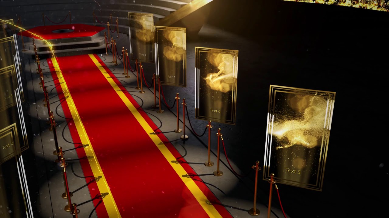 #022 Red carpet Cinematic Trailer intro promo video for brand or ...