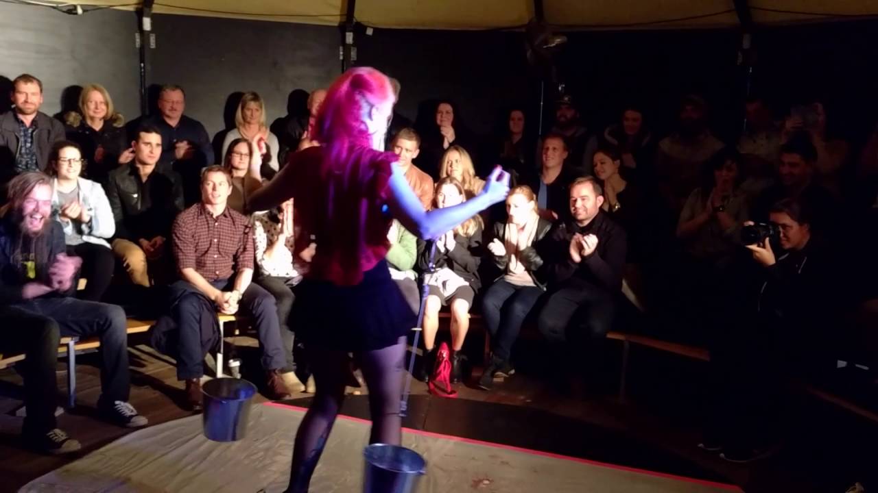 Circus Carnis hook weight lift/flesh pull at Risque by Danger Cabaret ...