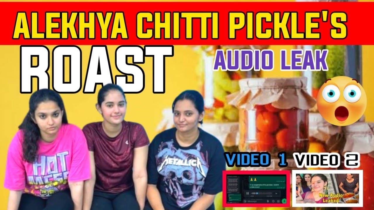 Alekhya chitti pickles leaked Audio || roast in Telugu - YouTube