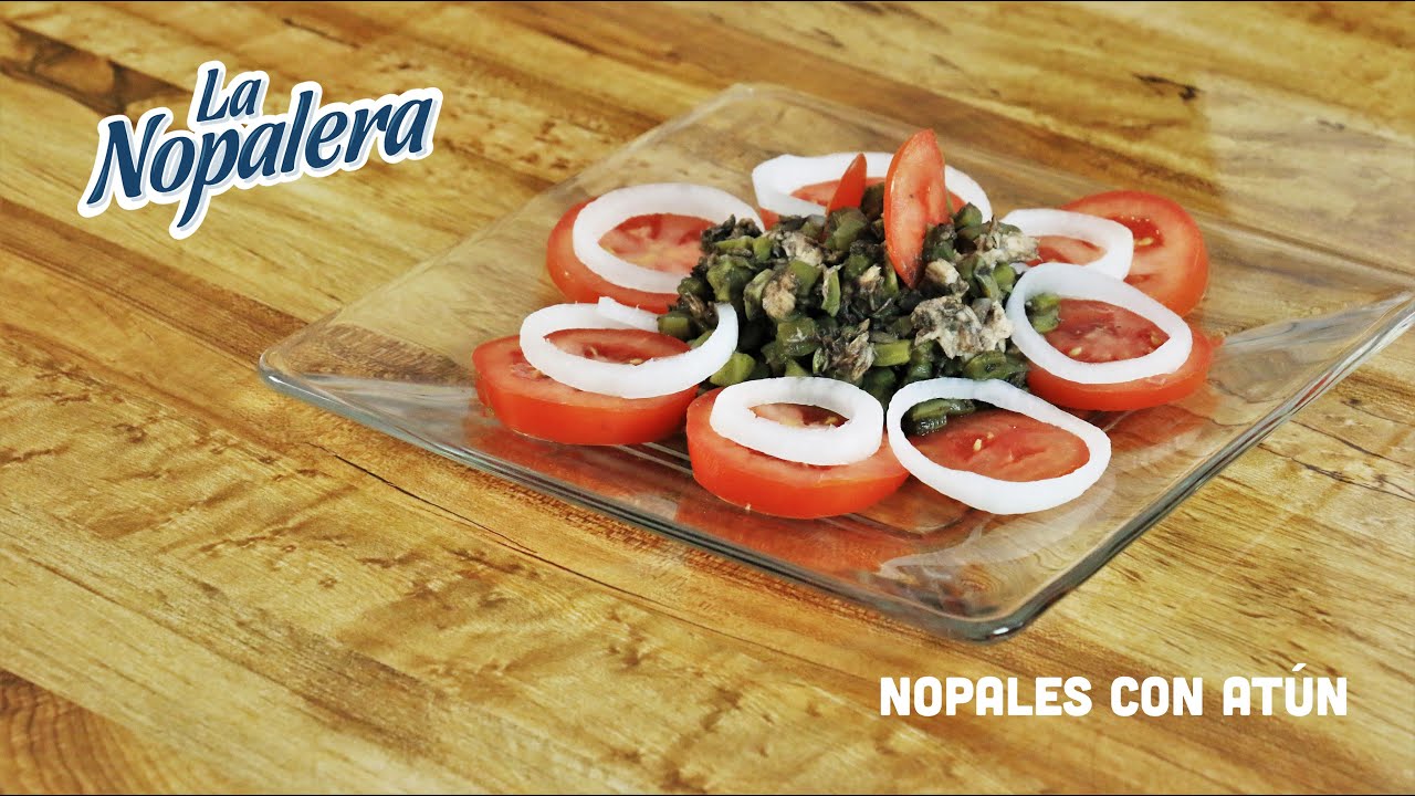 Receta Nopales con Atún - YouTube