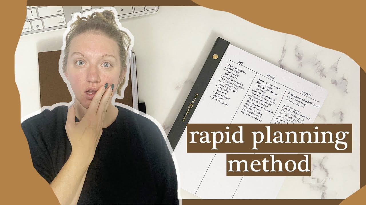 The Rapid Planning Method Wastes Time? | Time Management Trials Vlog ...