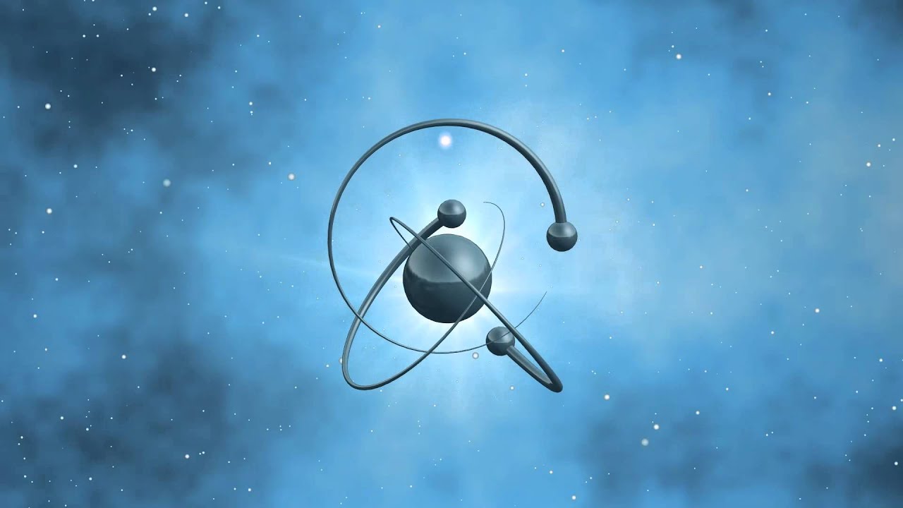 Spinning Atom Motion Background - YouTube