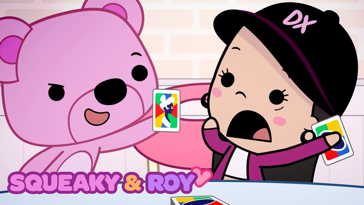 Brand New! | Squeaky & Roy - UNO WAR! | Funny Cartoons | Invisible ...