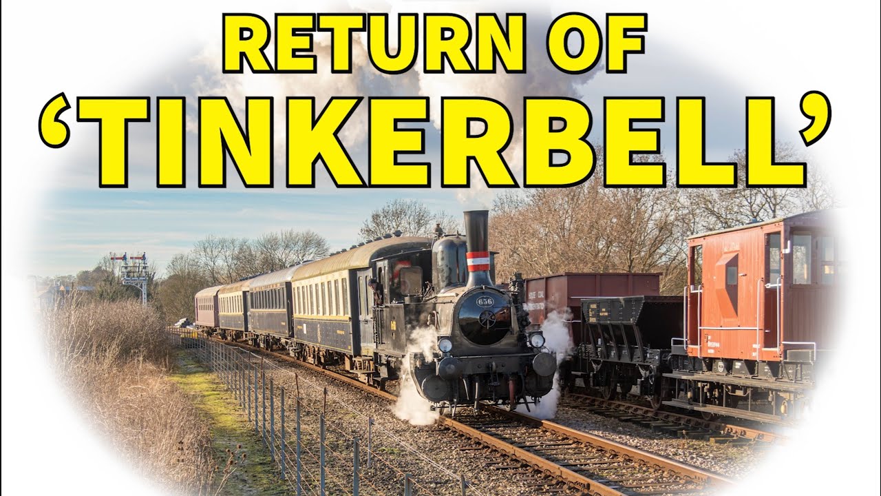 Danish F Class No.656 'Tinkerbell' Loaded Test Runs - 19 Jan 24 - YouTube