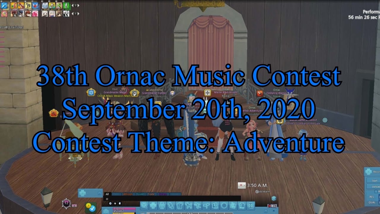 38th Monthly Ornac Music Contest | September 2020 - YouTube