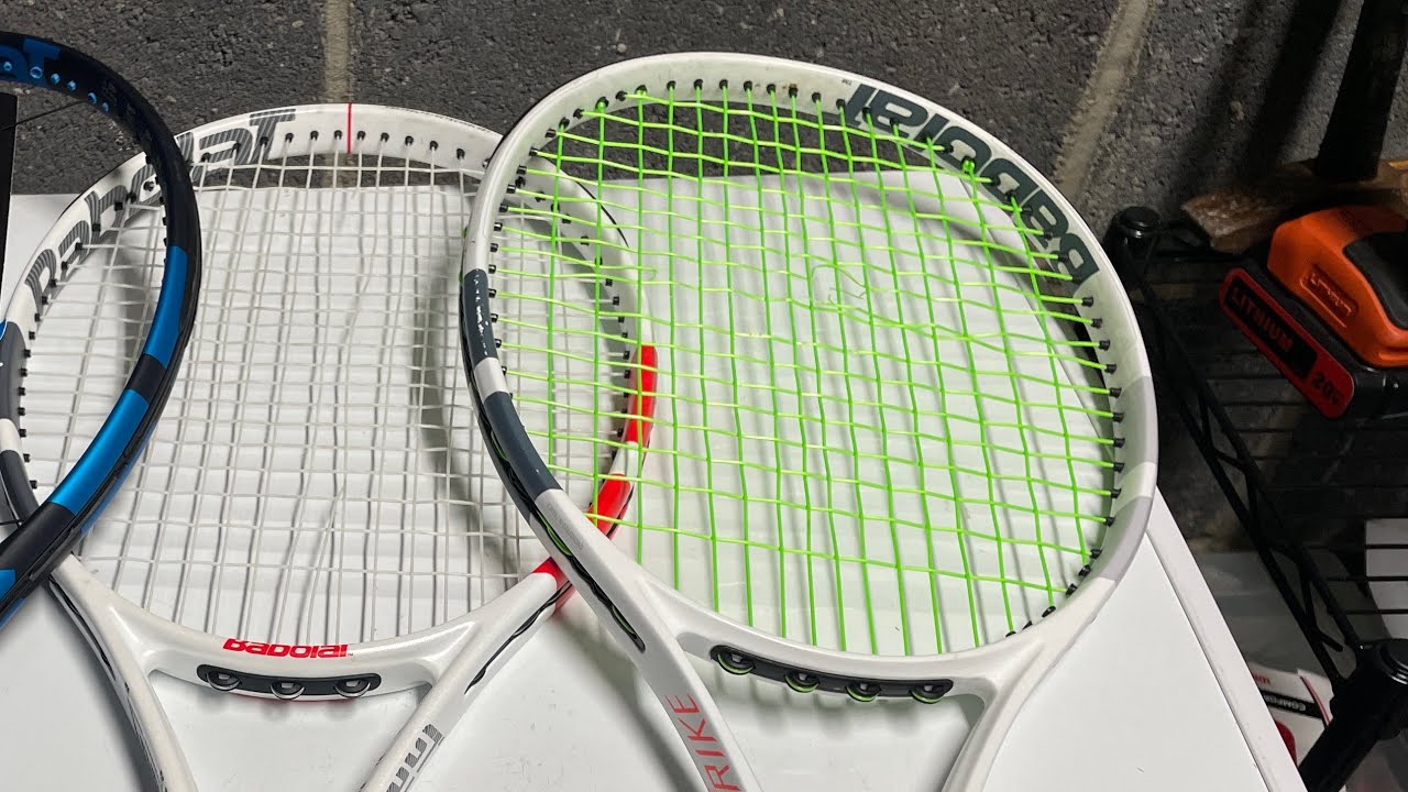 How to string a Babolat Pure Strike gen 2 @letsgetstringing - YouTube