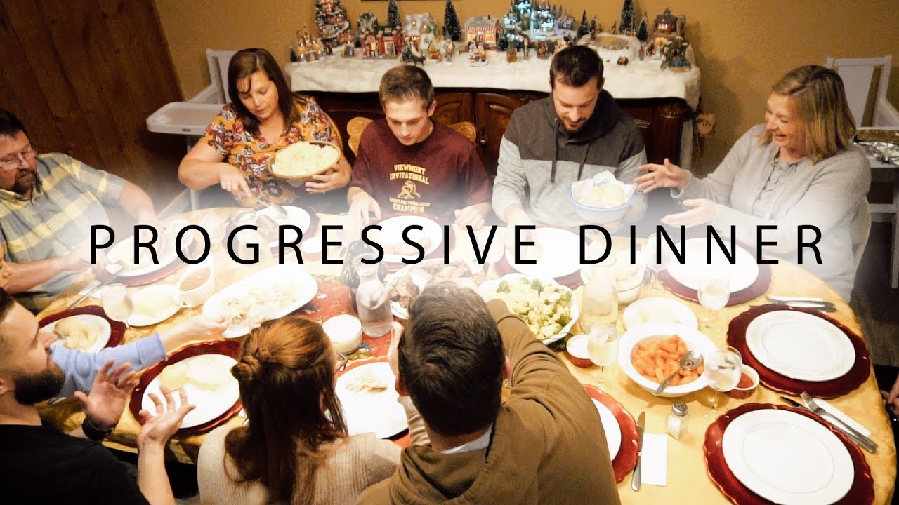 Extended Family Progressive Dinner | Christmas Tradition - YouTube